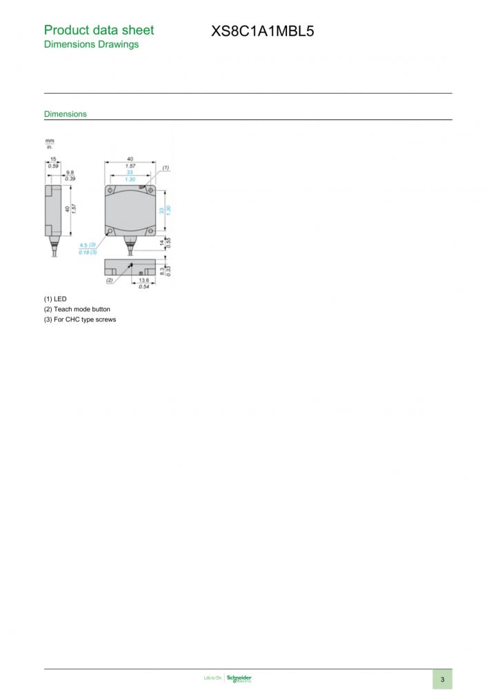 XS8C1A1MBL5 technical document page 3