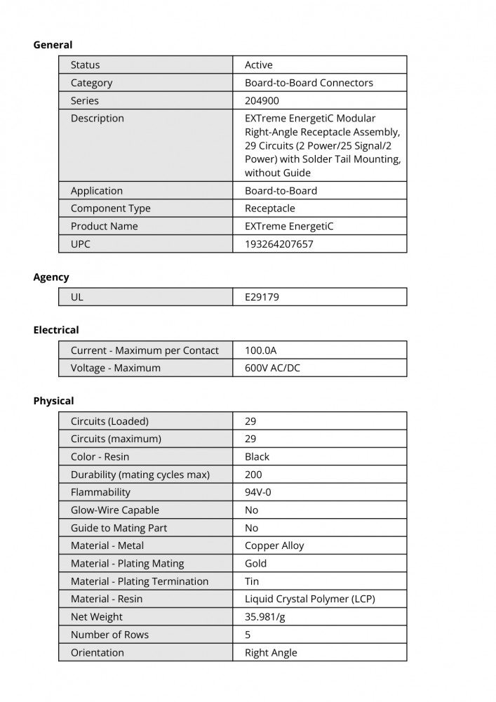 MOLEX 2049000008 technical document image 2
