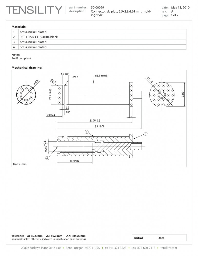 50-00099 technical document page 1