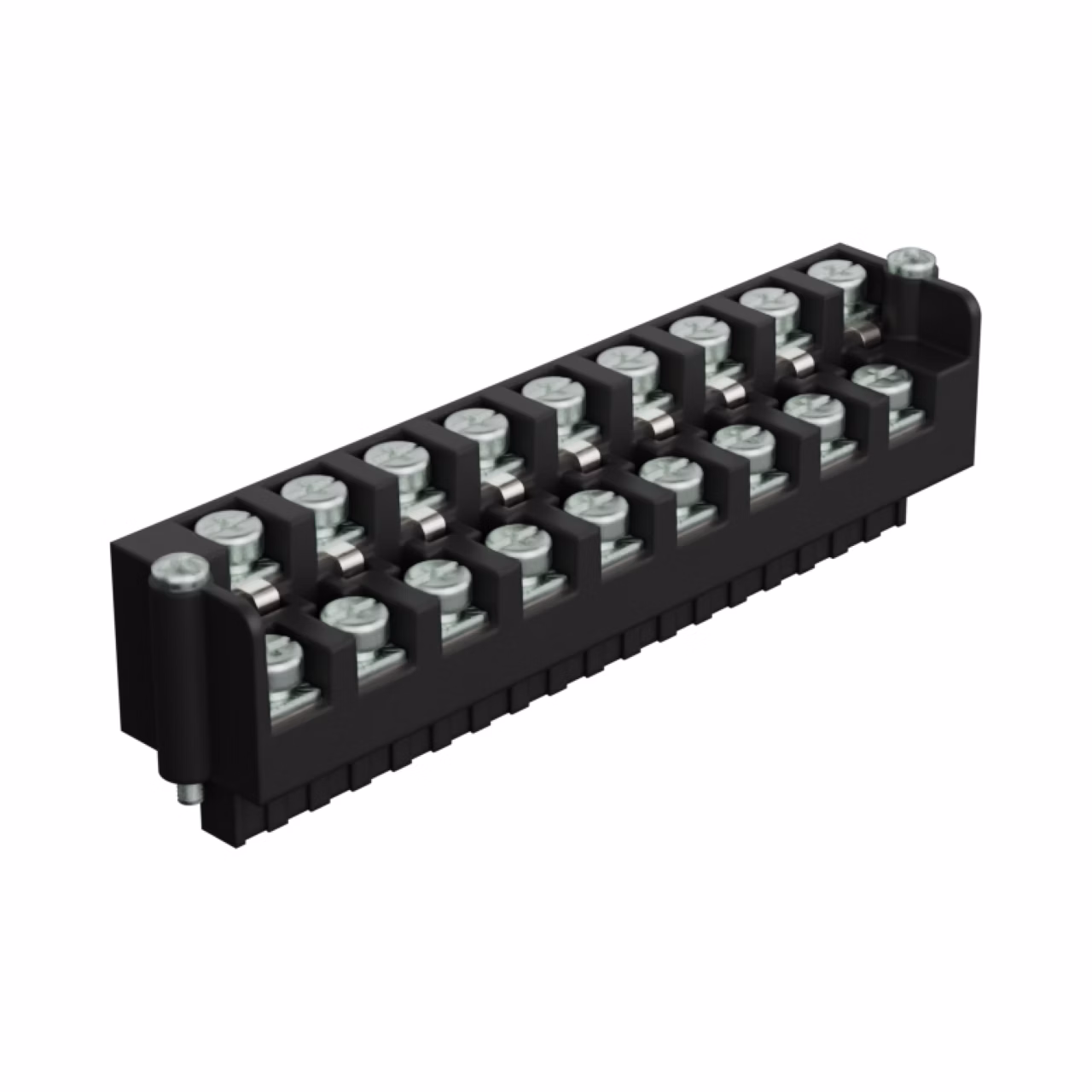 5.08mm Pitch Beau EuroMate Pluggable Terminal Block, Dual Level, 270° Wire Entry, with Retention Screws, 18 Circuits for sale