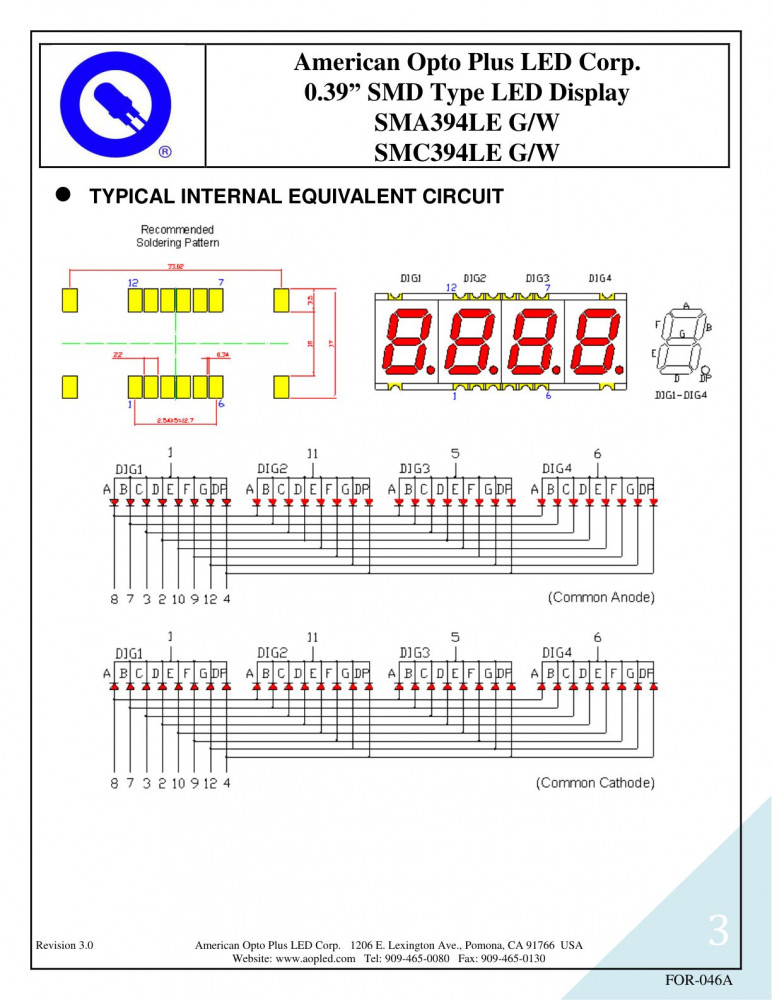 SMA394LE datasheet page 3