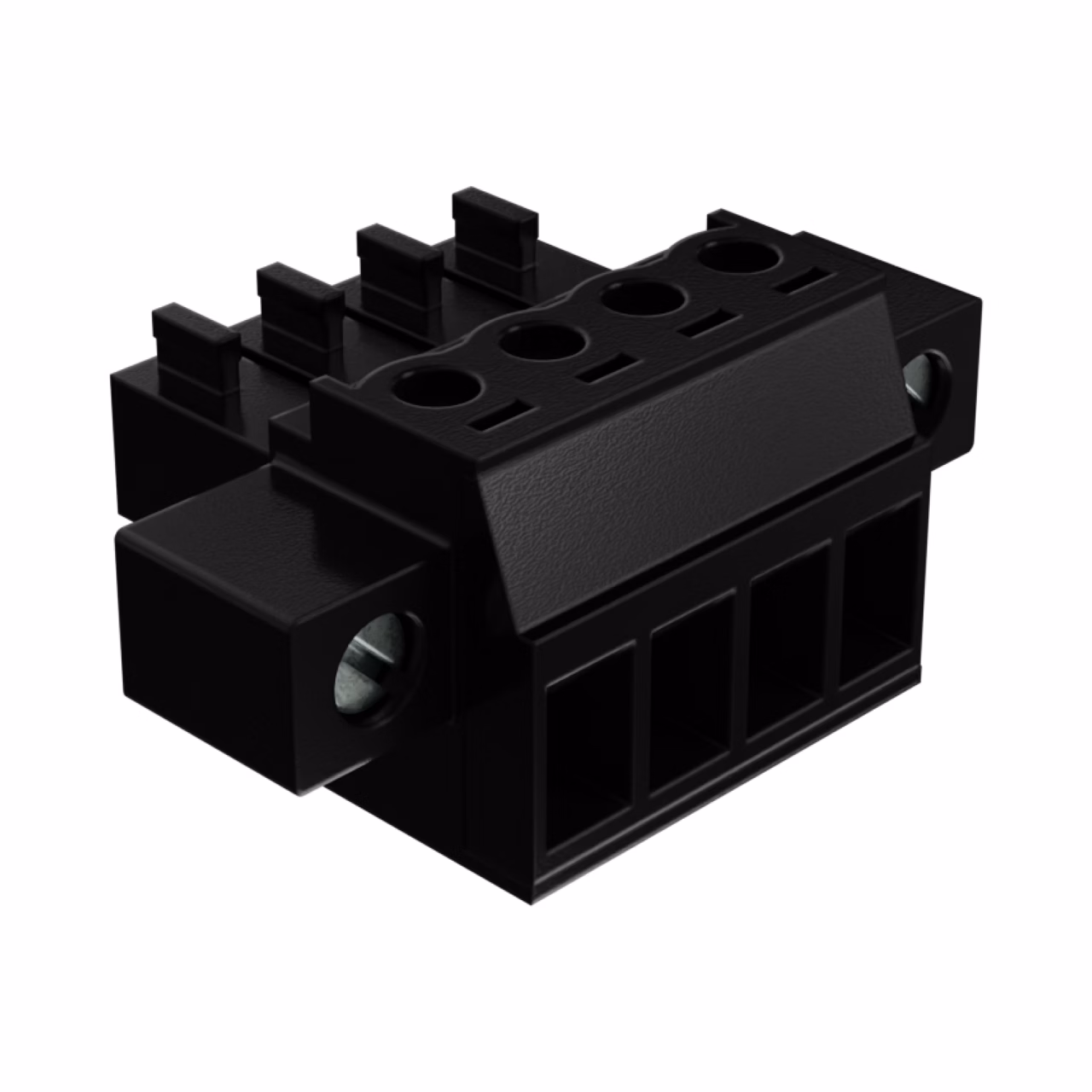 3.50mm Pitch Eurostyle Horizontal Plug, with Retention Screws, 4 Circuits for sale