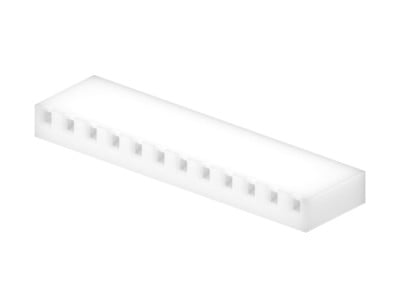 5.08mm Pitch KK Crimp Housing, 4 Circuits, White, Glow-Wire Capable