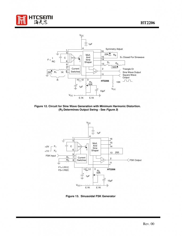 HT2206 datasheet page 8