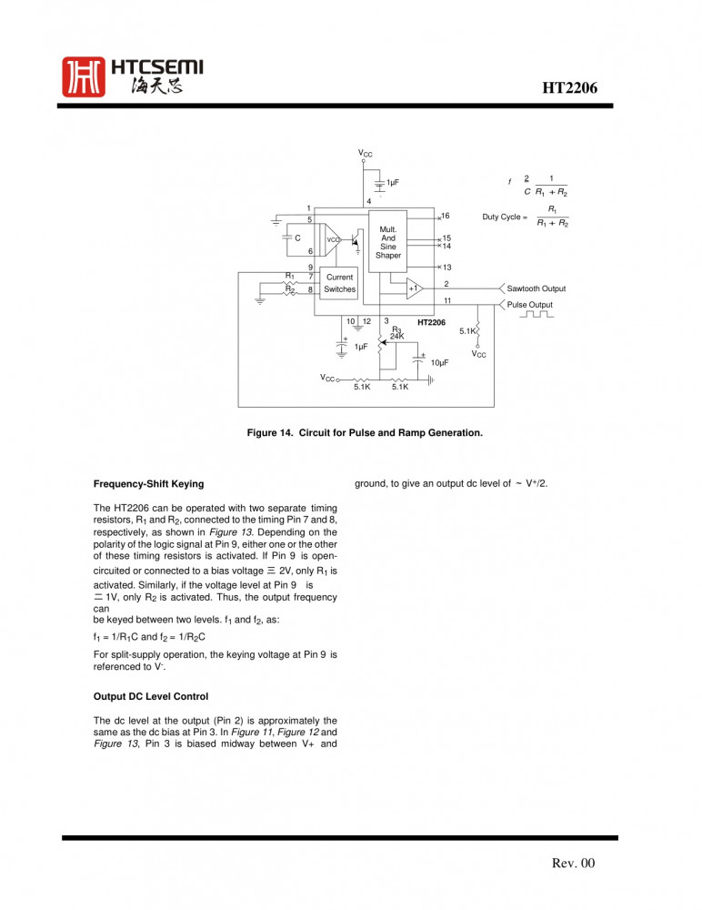 HT2206 datasheet page 9