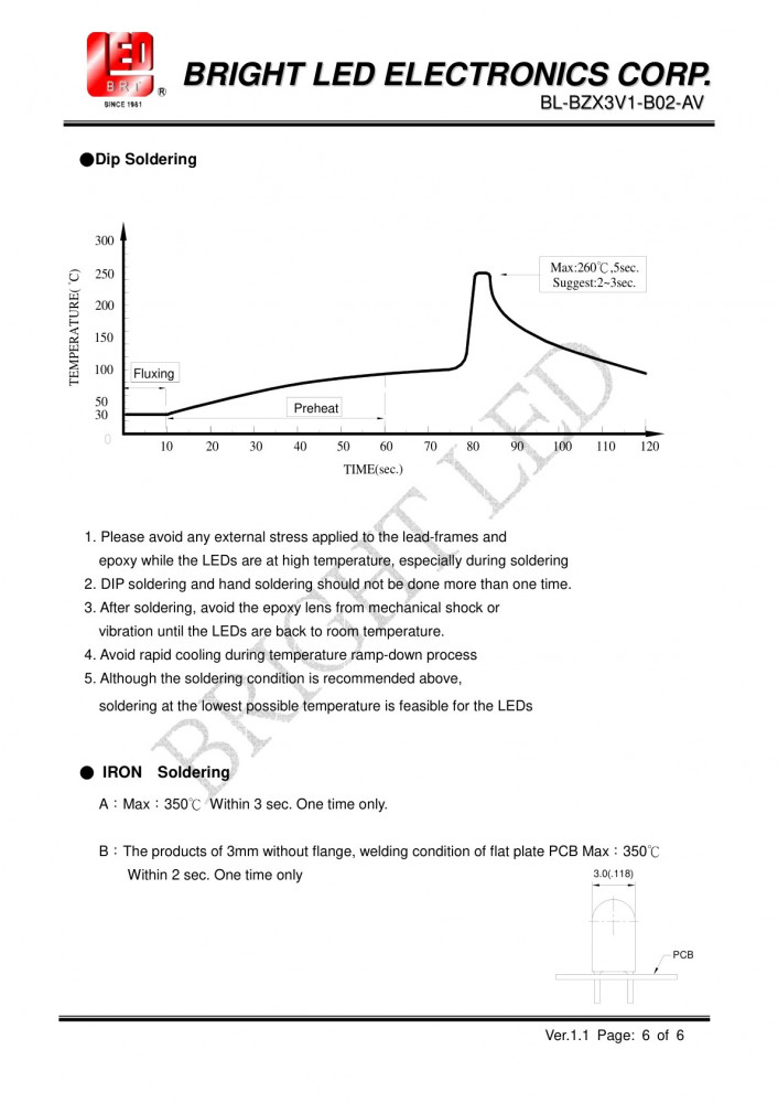 BL-BZX3V1-B02-AV datasheet page 6