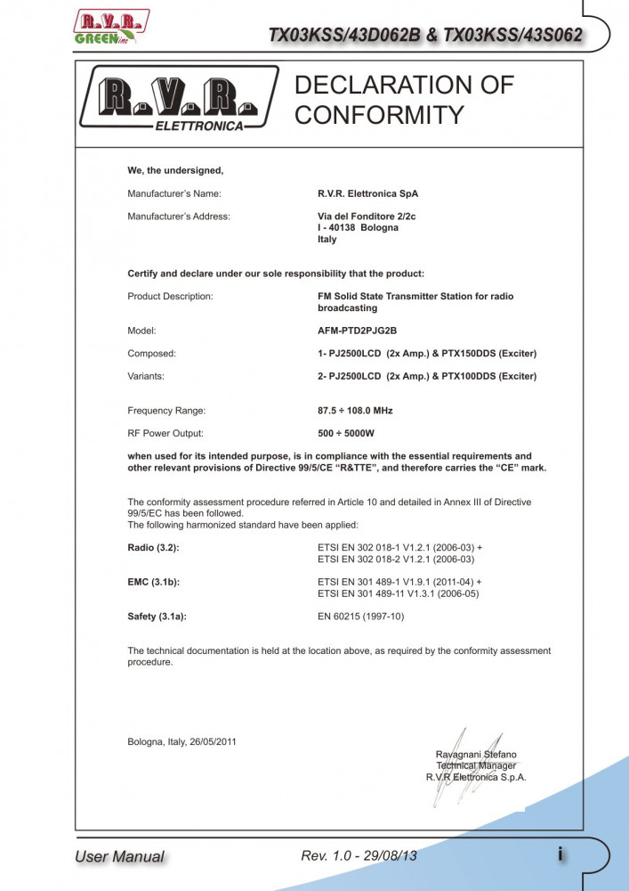 TX05KSS/61D082B manual page 3