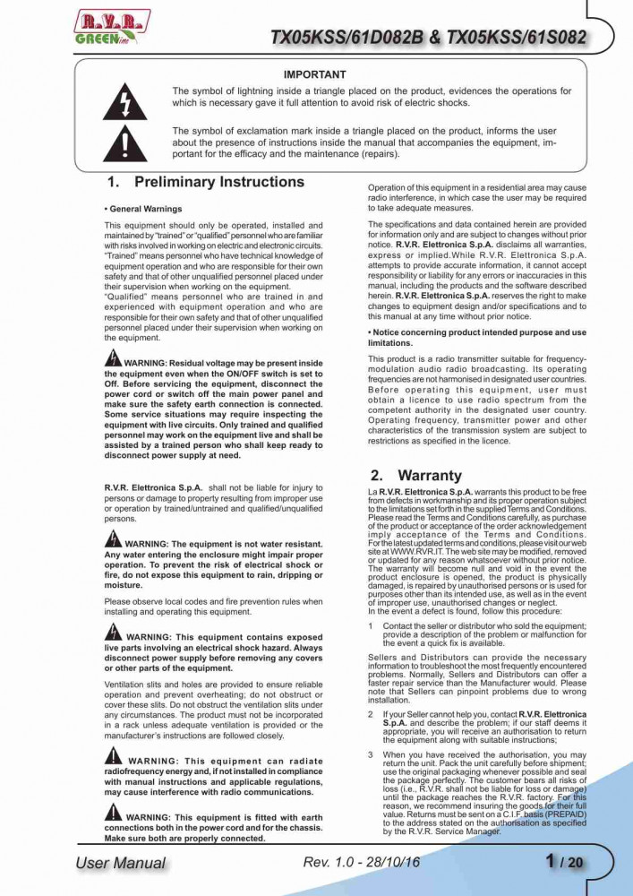 TX05KSS/61D082B manual page 7