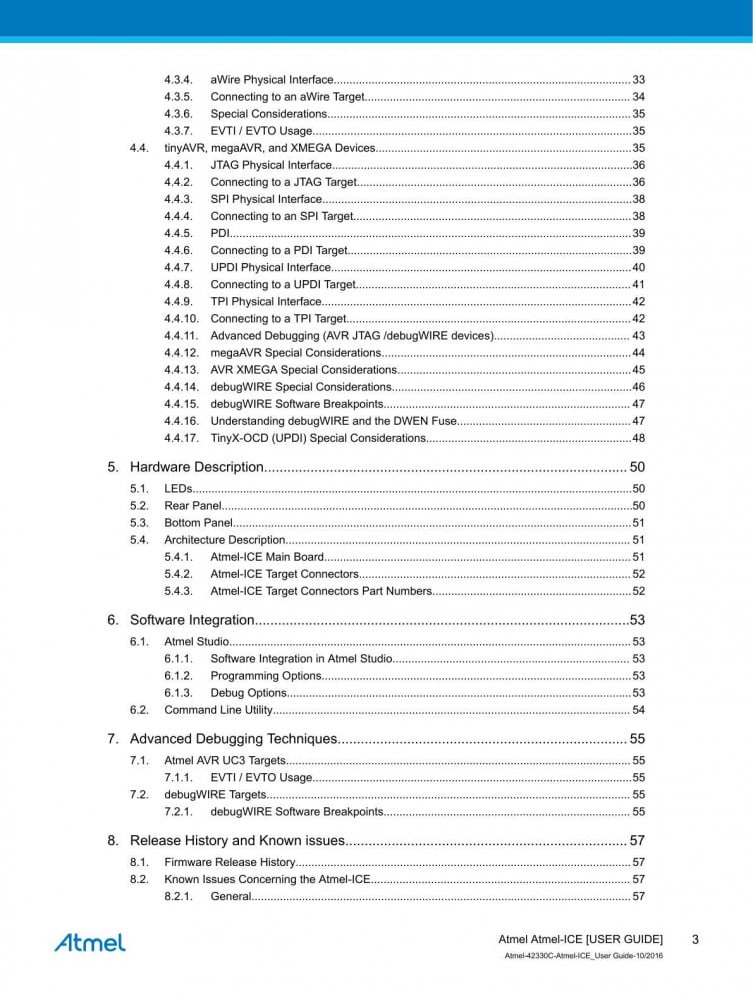 Atmel-ICE documentation page 3