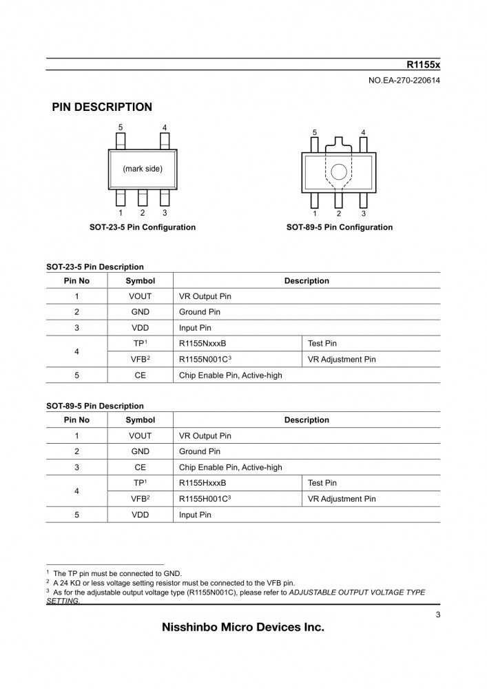 R1155 datasheet page 3