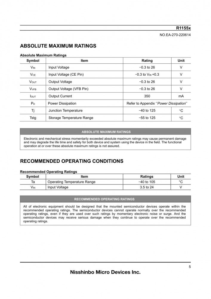R1155 datasheet page 5