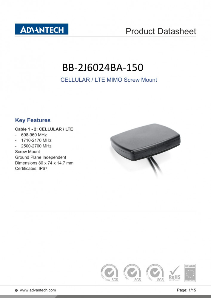 BB-2J6024BA-150 technical document page 1