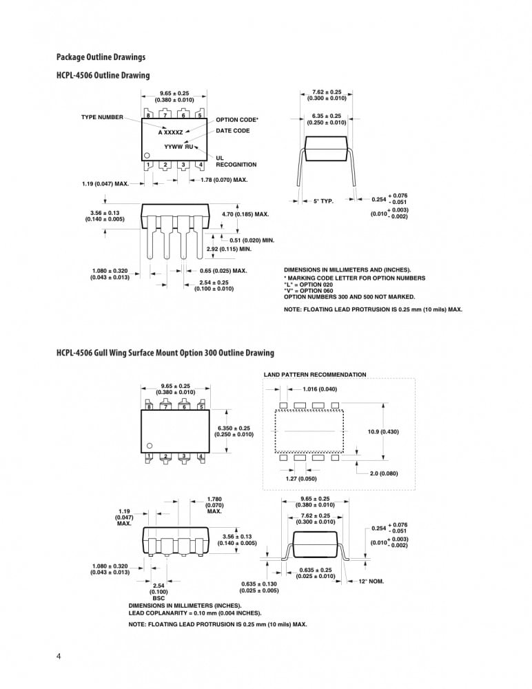HCNW4506 datasheet page 4
