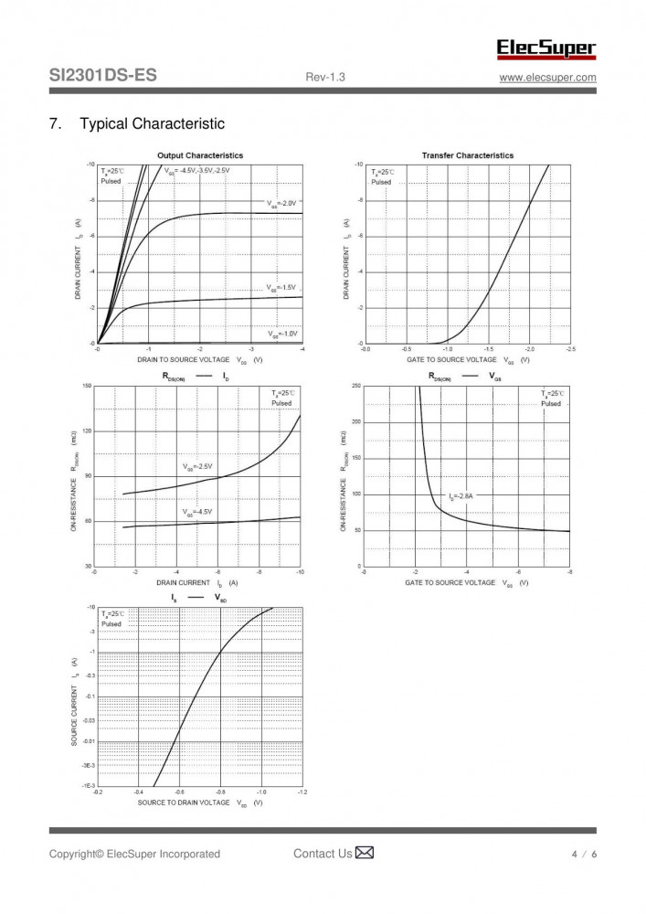 SI2301DS-ES datasheet page 4