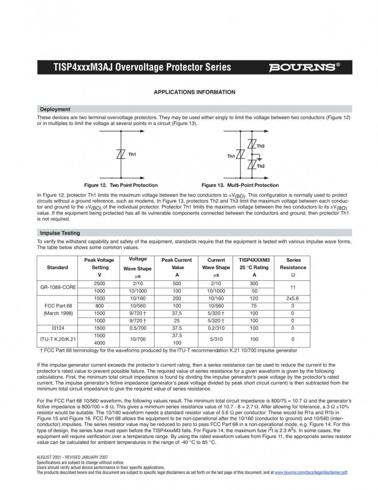 BOURNS TISP4xxxM3AJ datasheet page 9