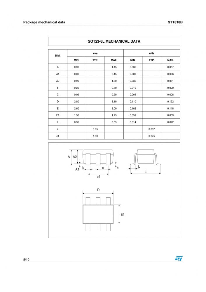STT818B datasheet page 8