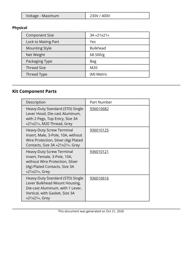 MOLEX 936030015 technical document image, page 3