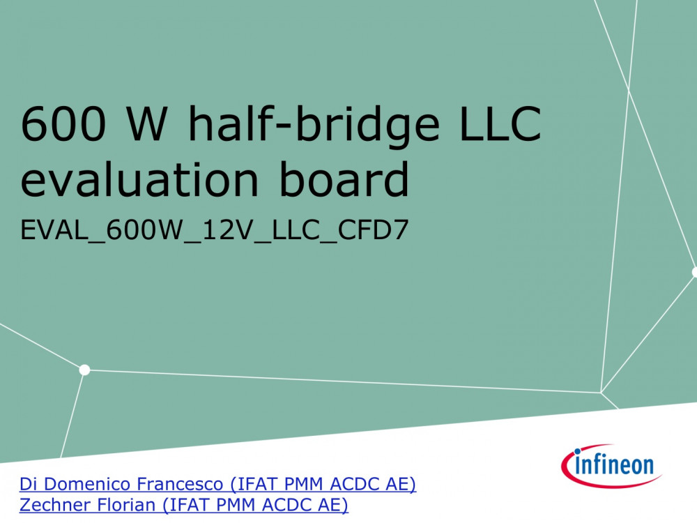 Infineon evaluation board document page 1