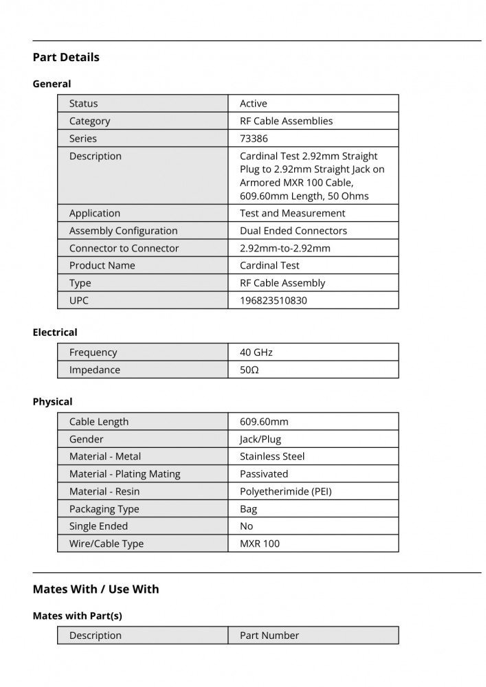 MOLEX 732390371 technical document page 2