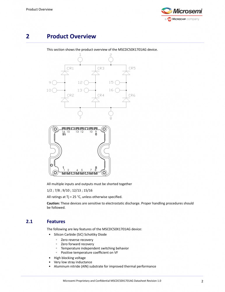 MSCDC50X1701AG datasheet page 4