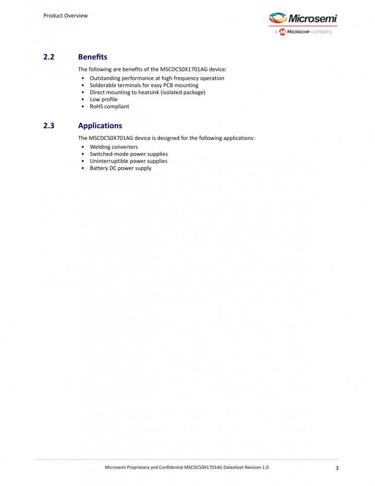 MSCDC50X1701AG datasheet page 5