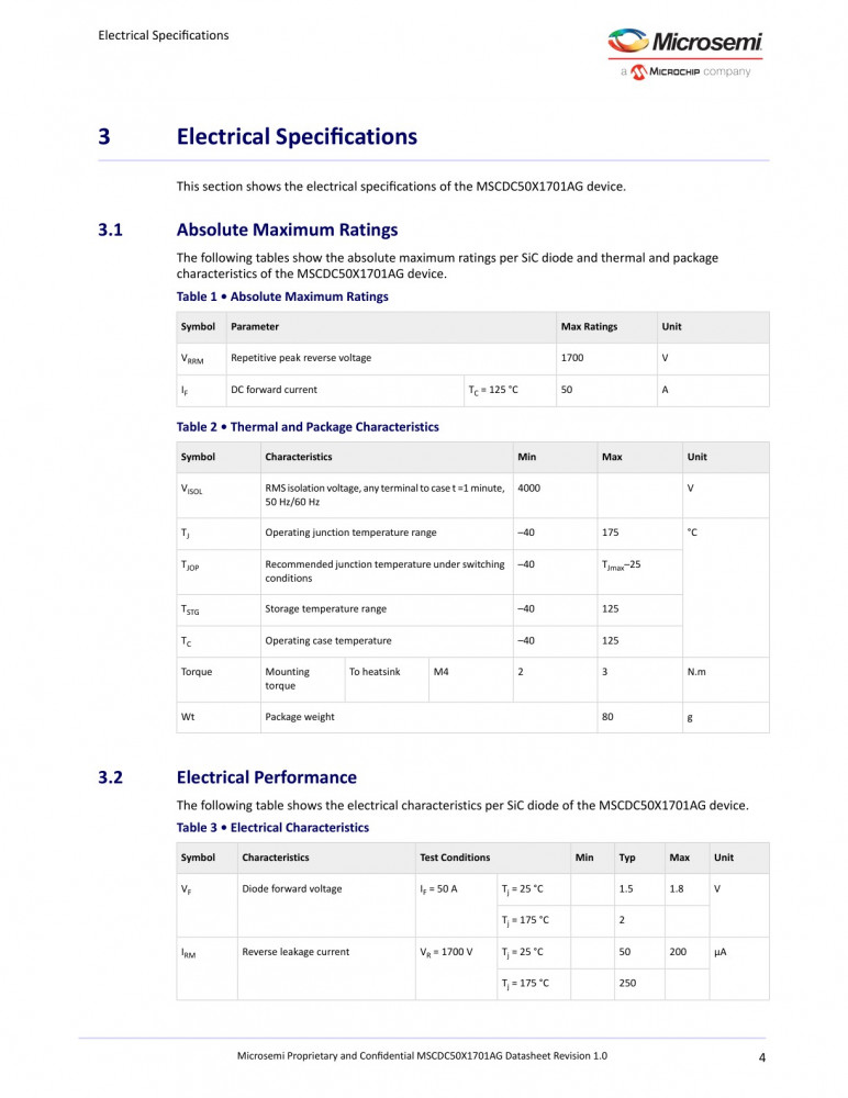 MSCDC50X1701AG datasheet page 6