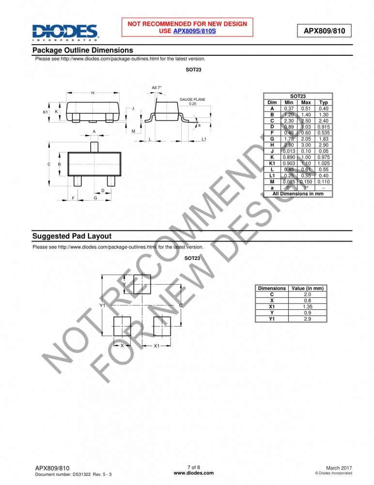 APX809 APX810 datasheet page 7
