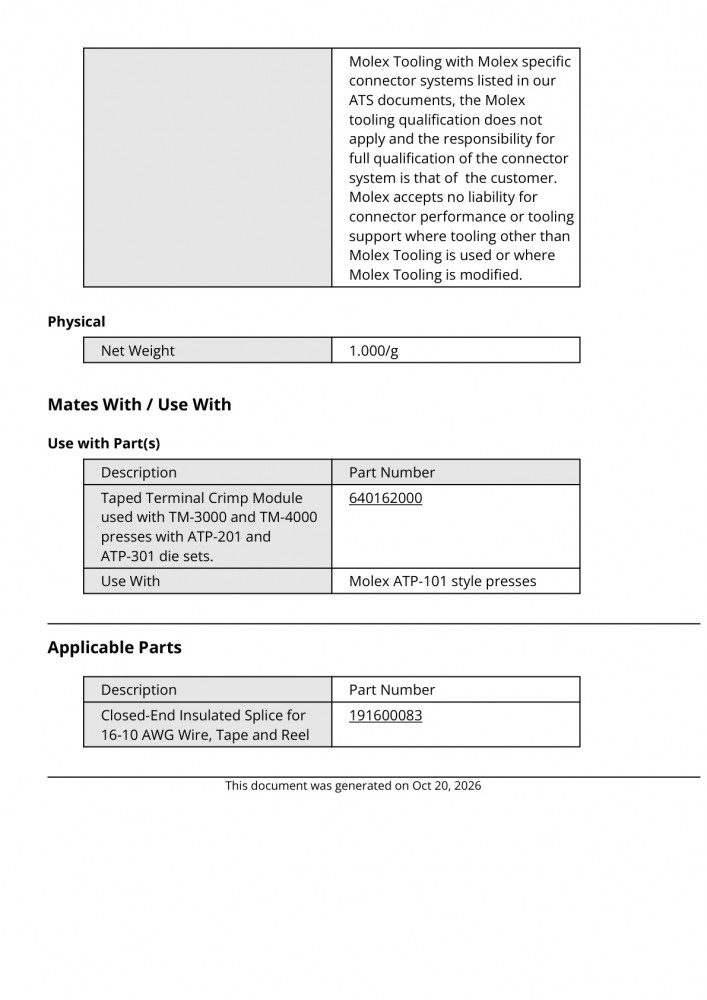 Molex 192880236 technical document image, page 3