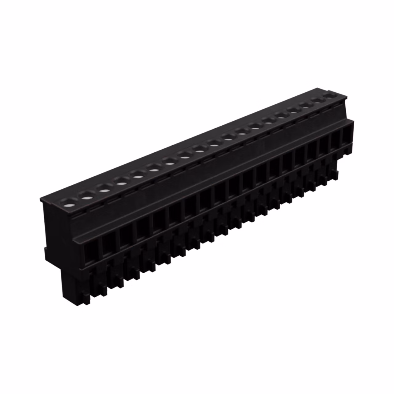 3.81mm Pitch Eurostyle Vertical Plug, with Standard Imprinting, Front Wire Entry, Black, 19 Circuits for sale