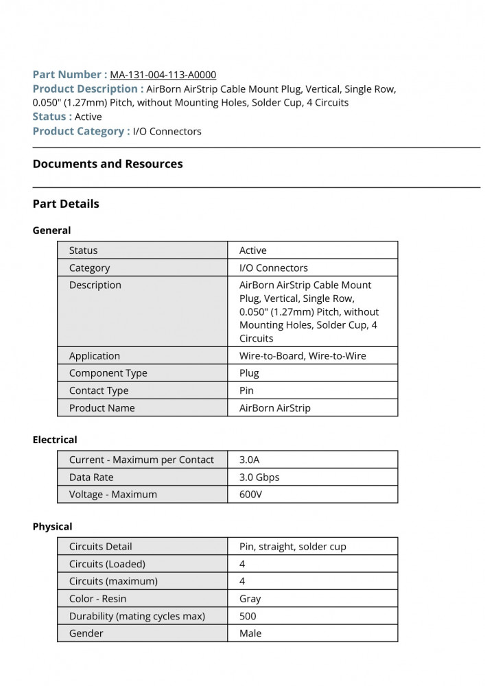 Technical document image, page 1