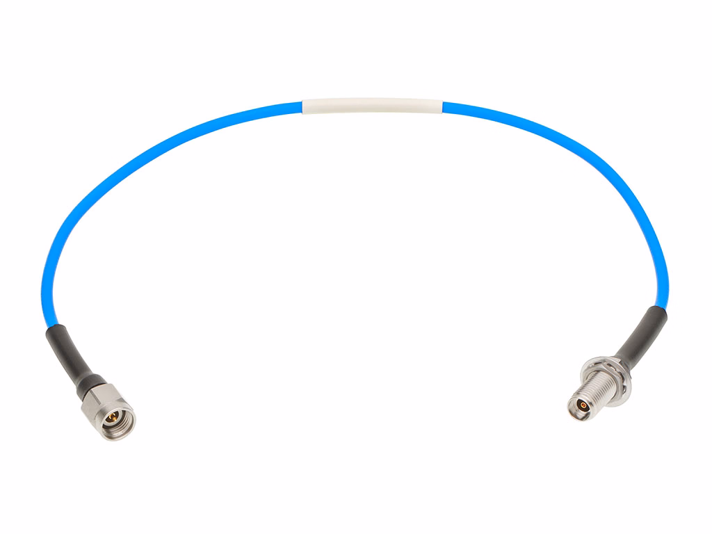 Cardinal Wave 2.92mm Straight Plug to 2.92mm Bulkhead Jack on .086