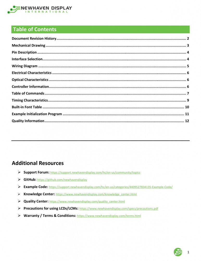 NHD-14432WG-BTFH-V#T document page 2