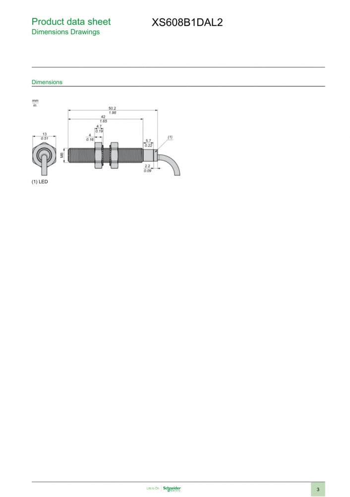 XS608B1DAL2 technical document page 3