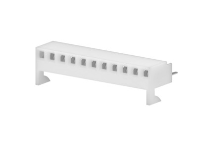 KK 254 PC Board Connector, Top Entry, End-to-End Stackable, with Cat Ear Terminal, 0.51µm Gold (Au) Plating, 10 Circuits, with Hooks