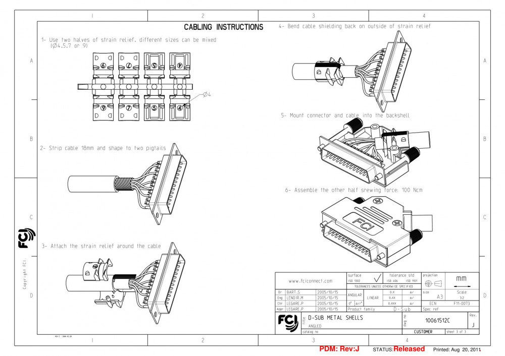 Amphenol 8655 series document page 3