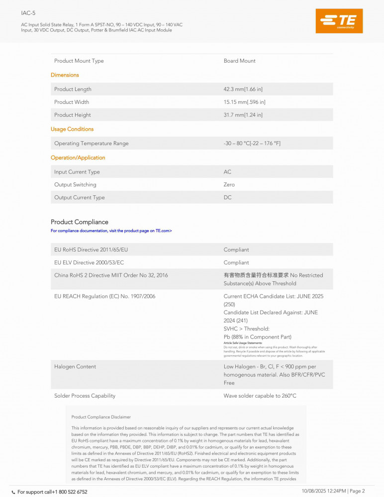 IAC technical document page 2