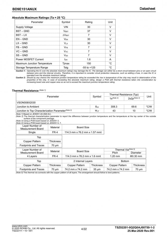 BD9E151ANUX-TR technical document page 4