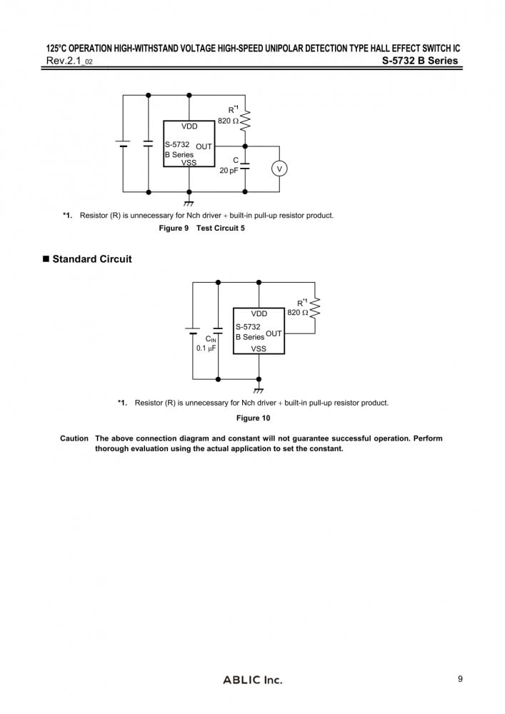 S-5732RSL1B-Y3N2U datasheet page 9