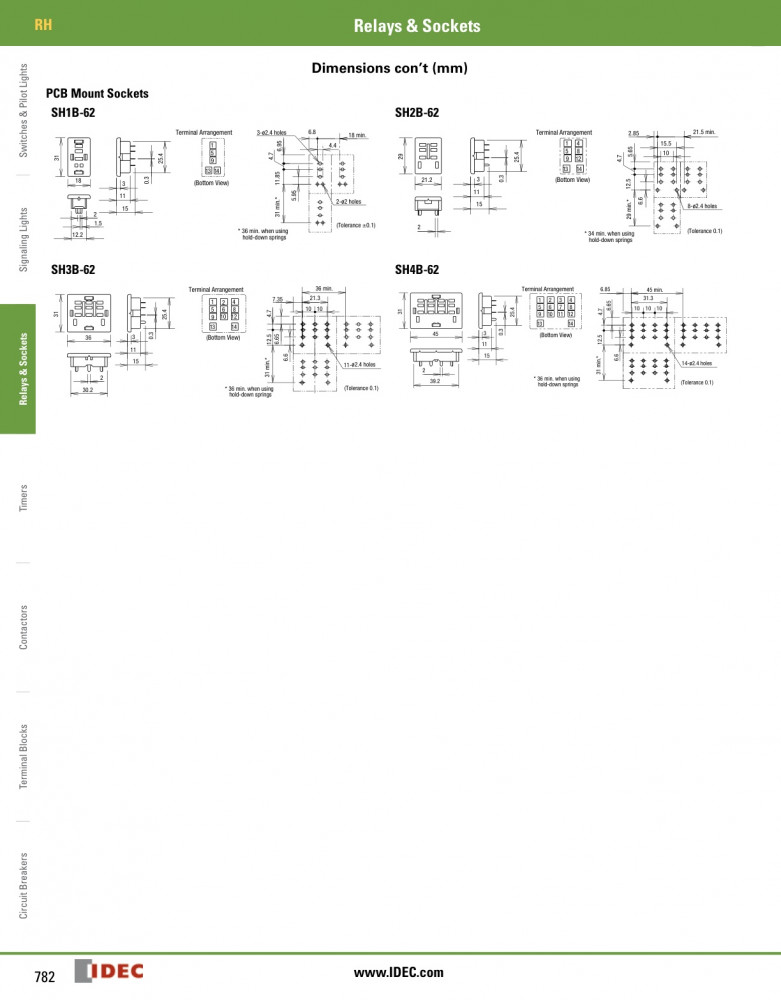 IDEC RH2B technical document page 10