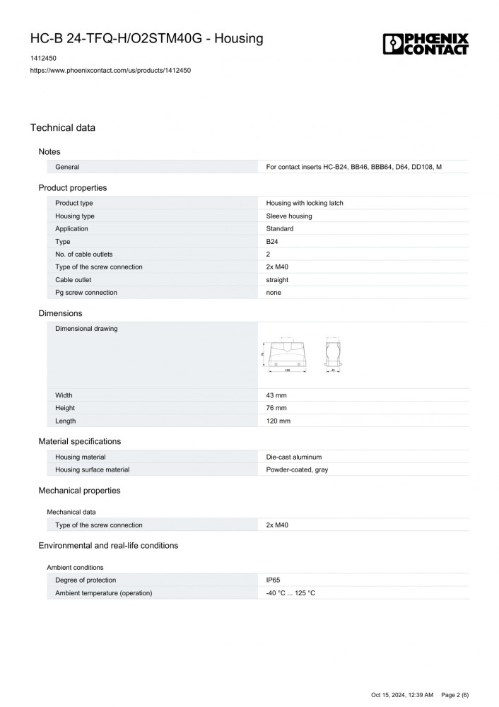 Phoenix Contact 1412450 product document page 2