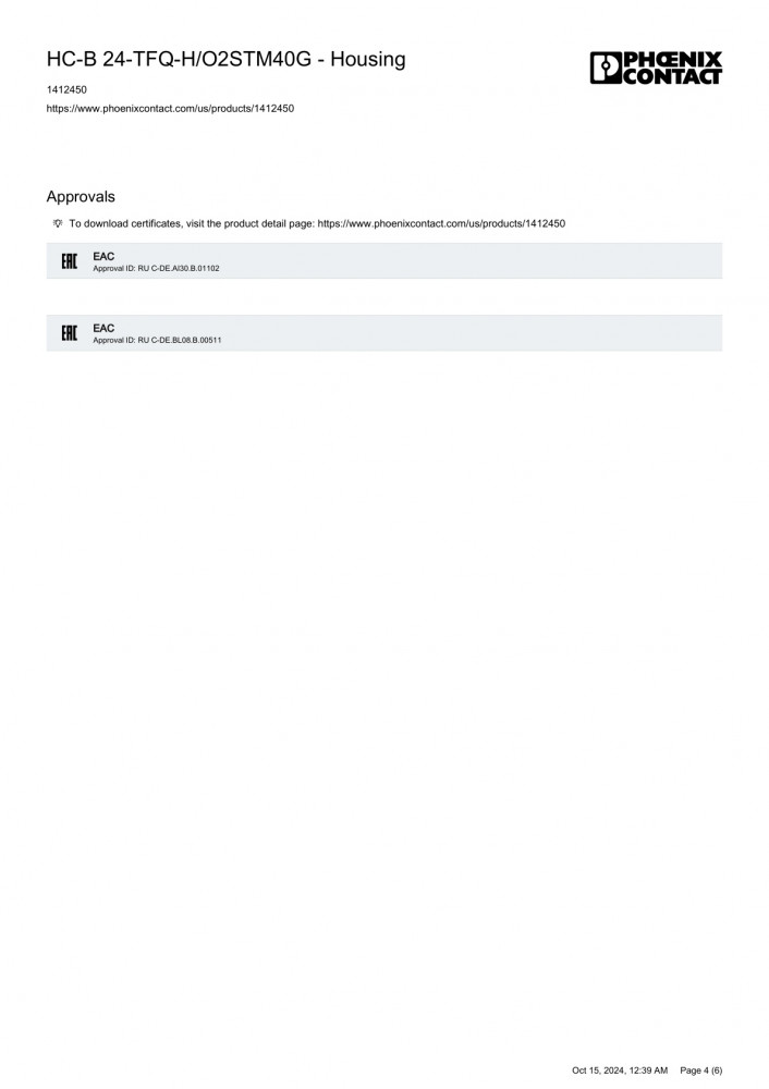 Phoenix Contact 1412450 product document page 4