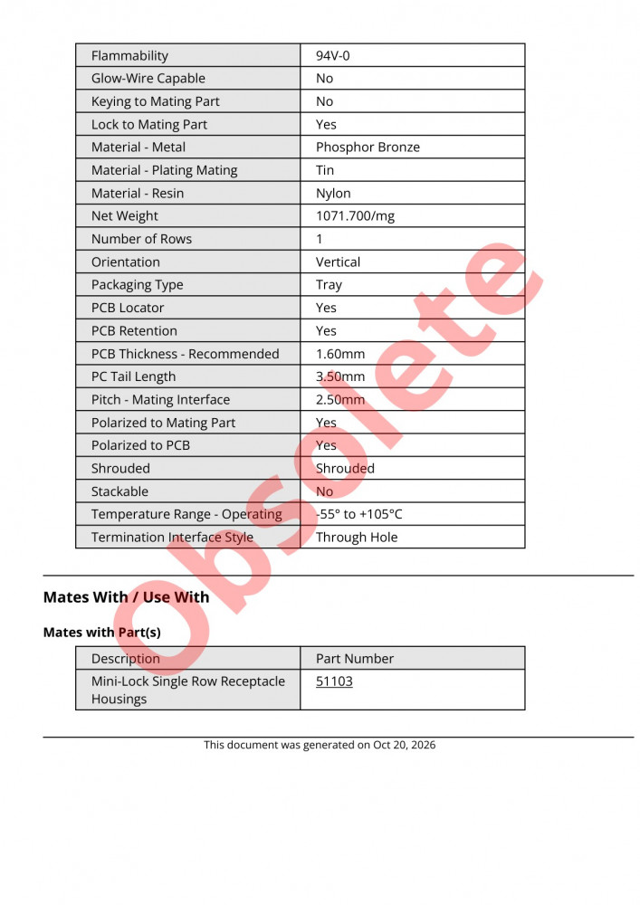 MOLEX 535170310 technical document image 3