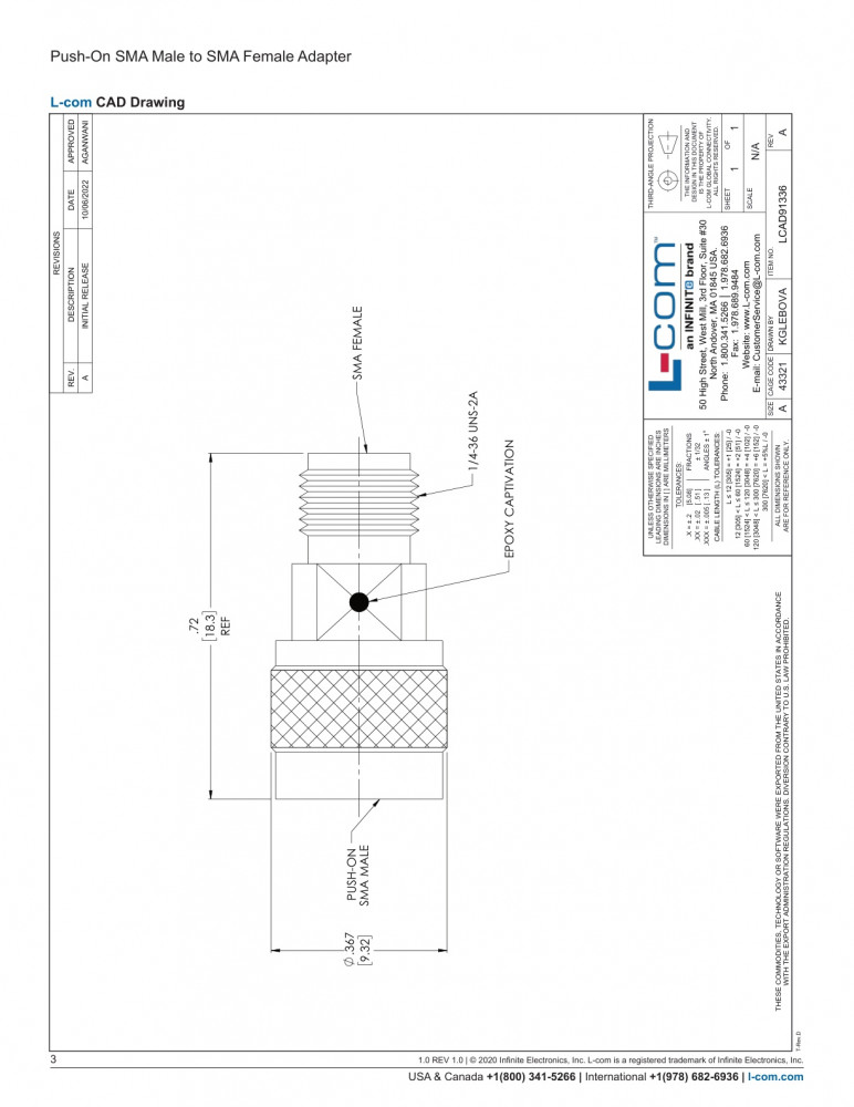 L-com LCAD91336 technical document page 3