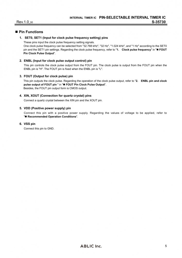 S-35730C01I-K8T2U datasheet page 5