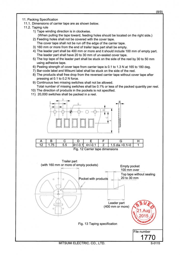 STO-060A16XB specification page 10