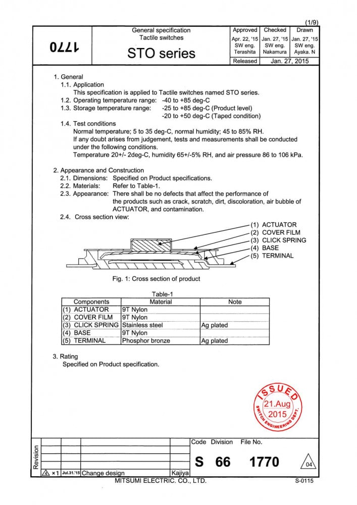 STO-060A16XB specification page 3