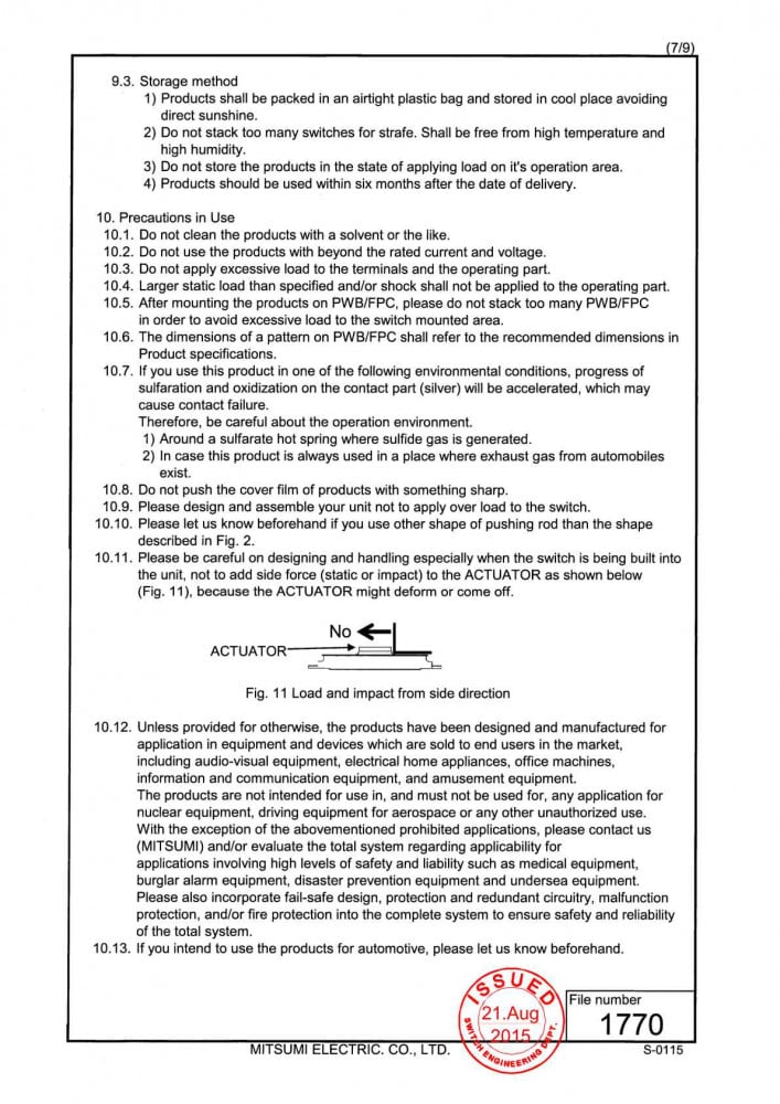 STO-060A16XB specification page 9