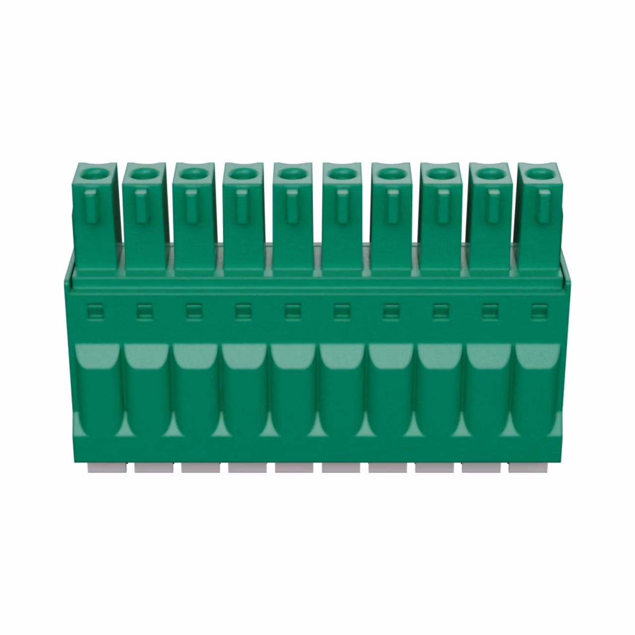 3.81mm Pitch Eurostyle Horizontal Plug, Spring Type, Single Row, 10 Circuits for sale
