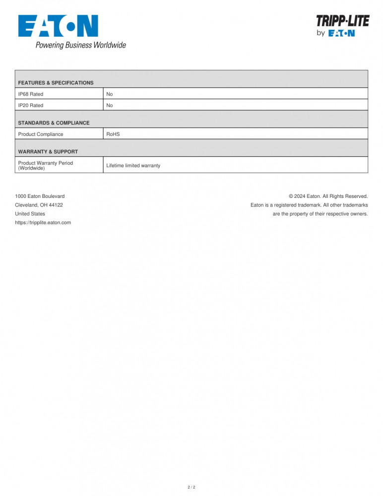 P164-000 technical document page 2