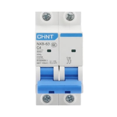 CHINT NXB-63 2P C4A Miniature Circuit Breaker for sale